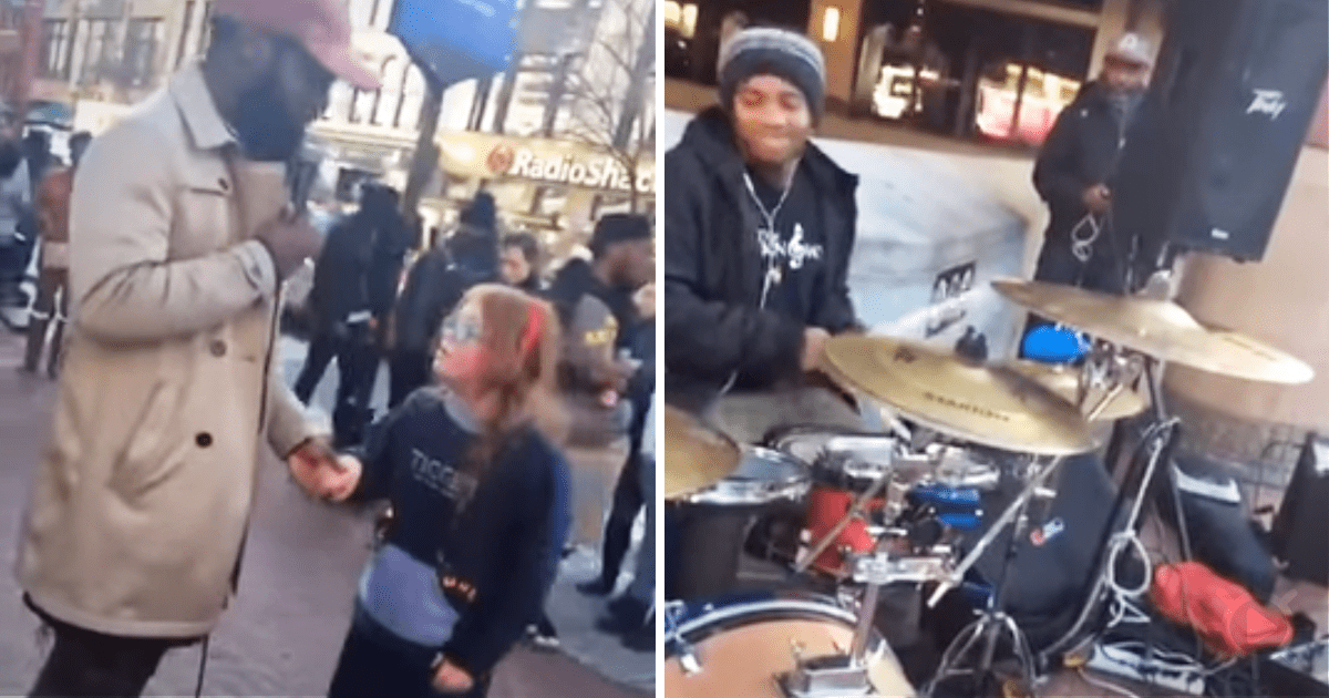 A street singer reaches out to a special needs child. What he does next ...
