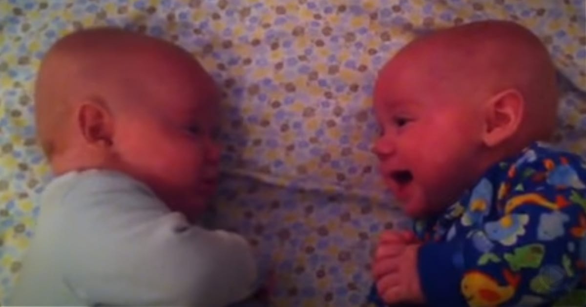 Do you speak twin? Watch adorable twin boys converse in their secret ...