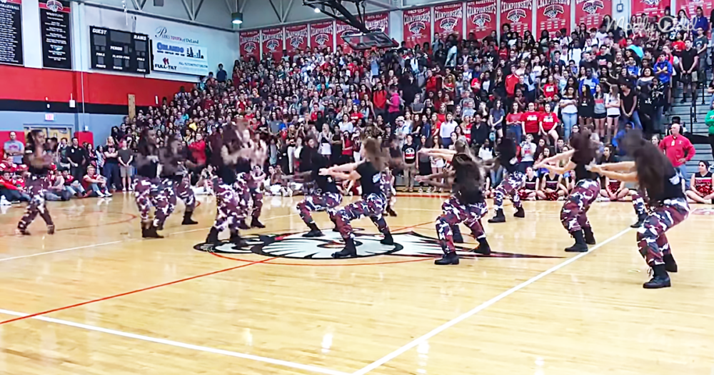 New Principal Joins in On School Step Team Performance and Rocks It
