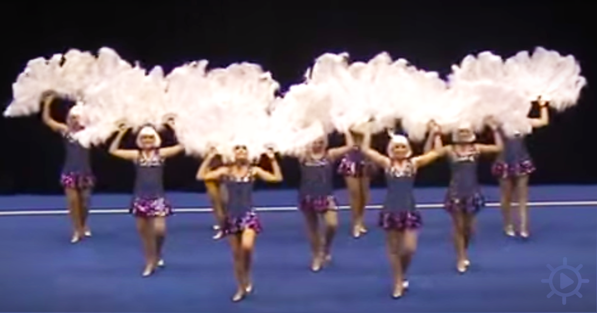 A burlesque-themed dance routine with the perfect prop leaves the ...