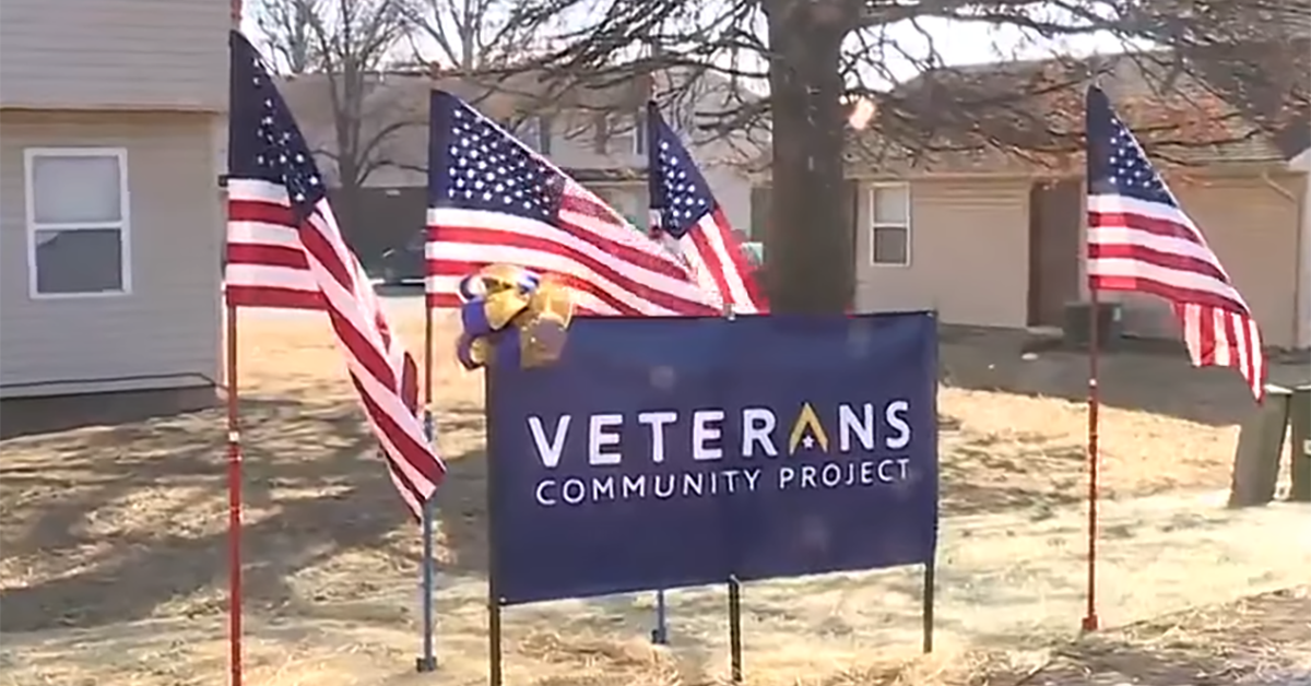 Homeless veterans received hope with the tiny house’s campaign.