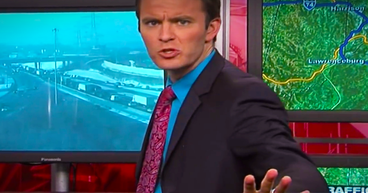 Traffic reporter sings like an ice princess to encourage people to stay ...