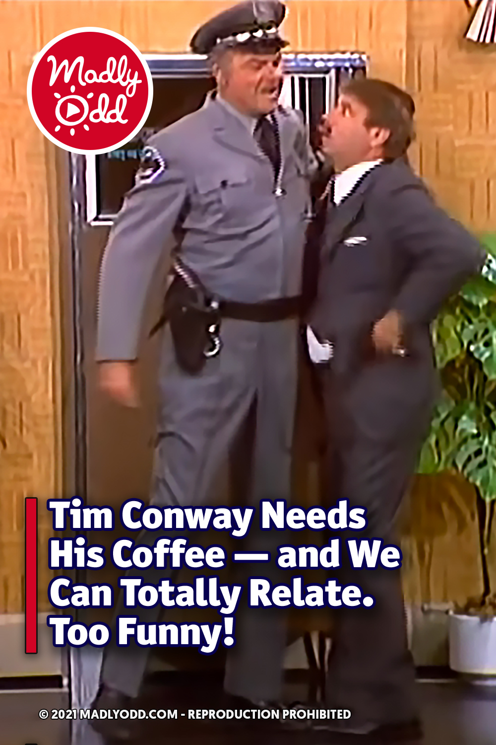 Tim Conway Needs His Coffee — and We Can Totally Relate. Too Funny!