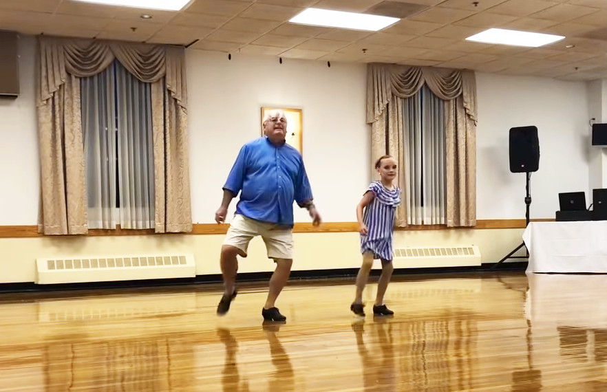 Fearless Grandfather-Granddaughter Tap Dancing Duo Will Warm Your Heart