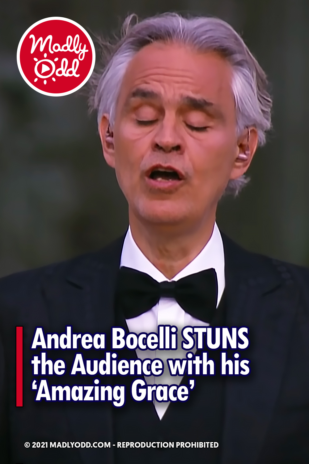 Andrea Bocelli STUNS the Audience with his ‘Amazing Grace’