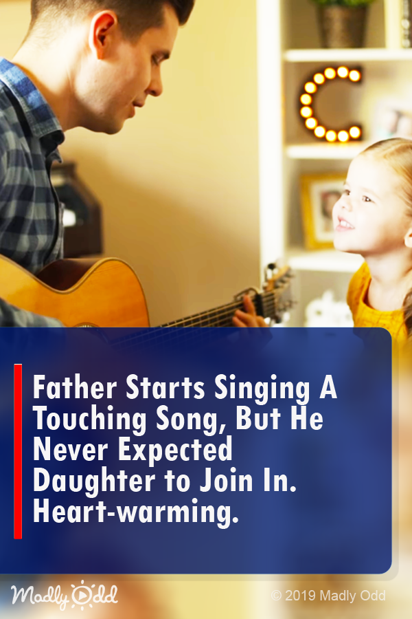 Father Starts Singing a Touching Song, But He Never Expected Daughter ...