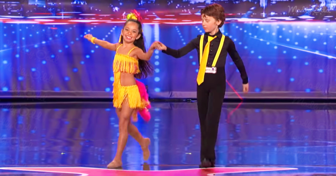 Little Dancers Steal The Show With Dazzling Routine Far Beyond Their Years