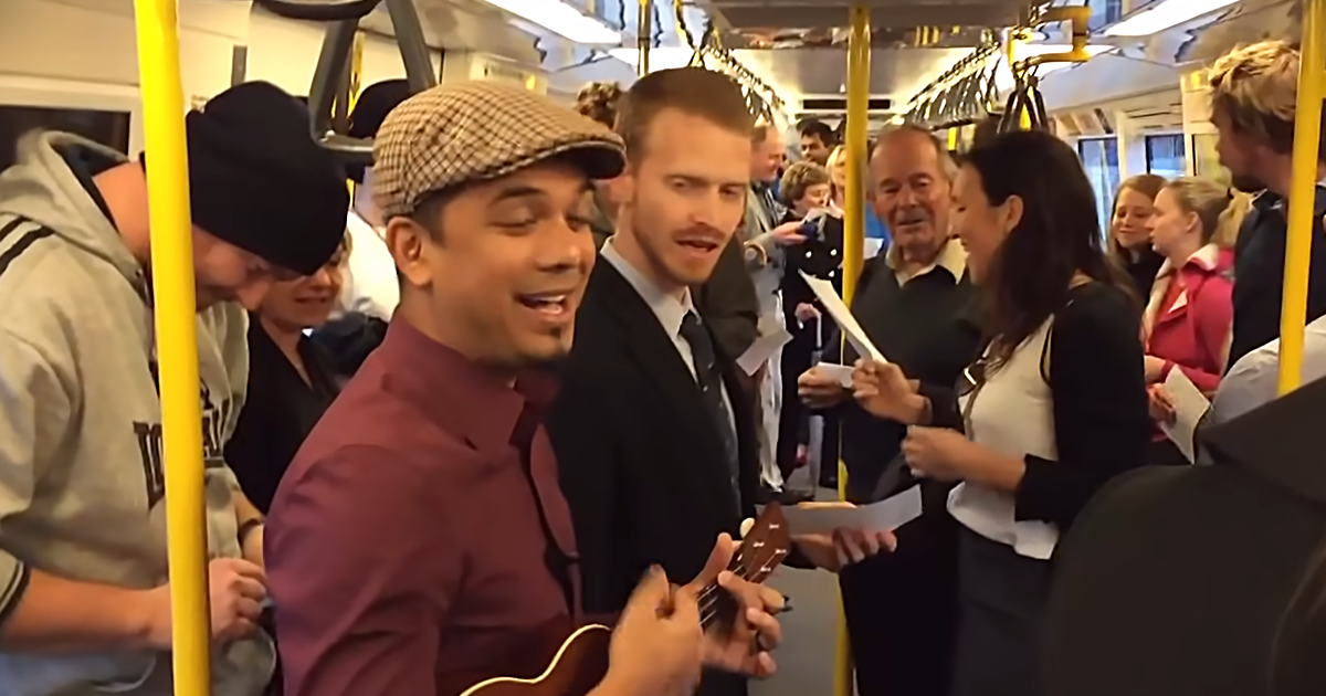 On A Monday Morning Train, A Passenger Begins Singing “Over The Rainbow ...