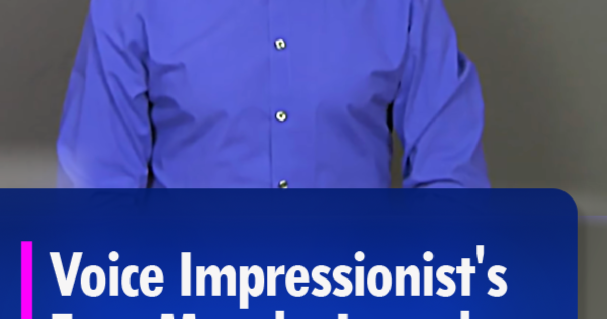 Voice Impressionist’s Face Morphs Into the Celebrities He’s Imitating