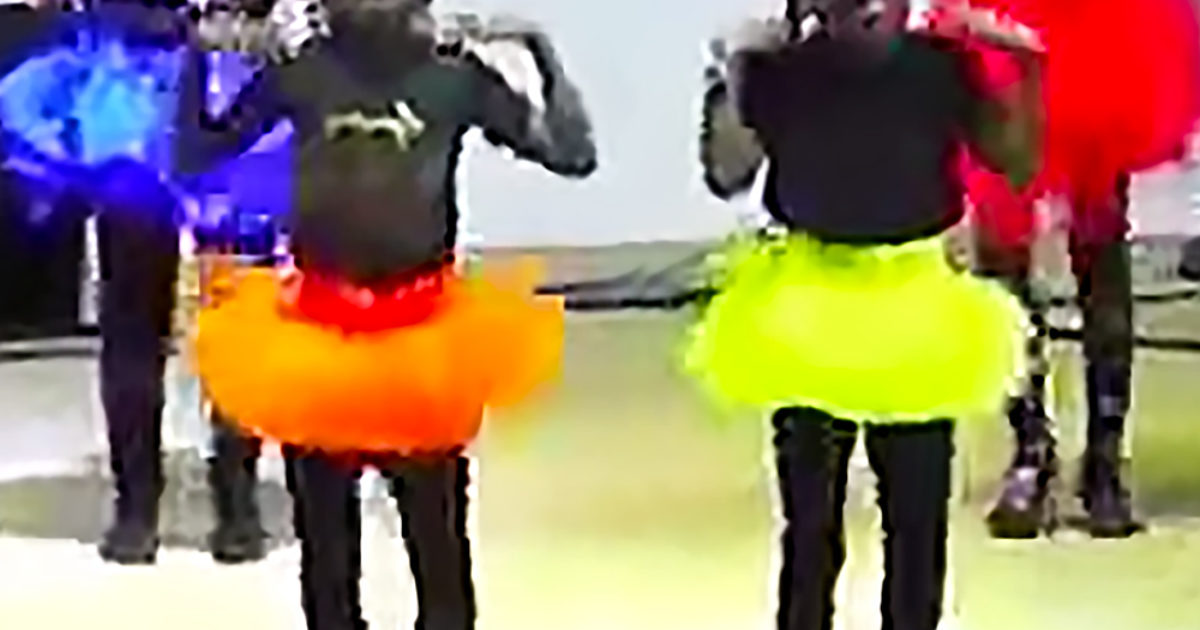 Girls in Tutus Perform Dance to “You Raise Me Up” at Church
