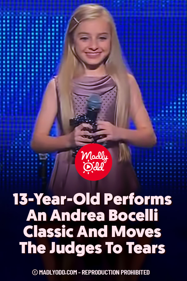 13-Year-Old Performs An Andrea Bocelli Classic And Moves The Judges To ...