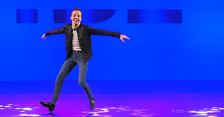 Gifted Young Man Brings the House Down With A Cappella Tap Dance ...