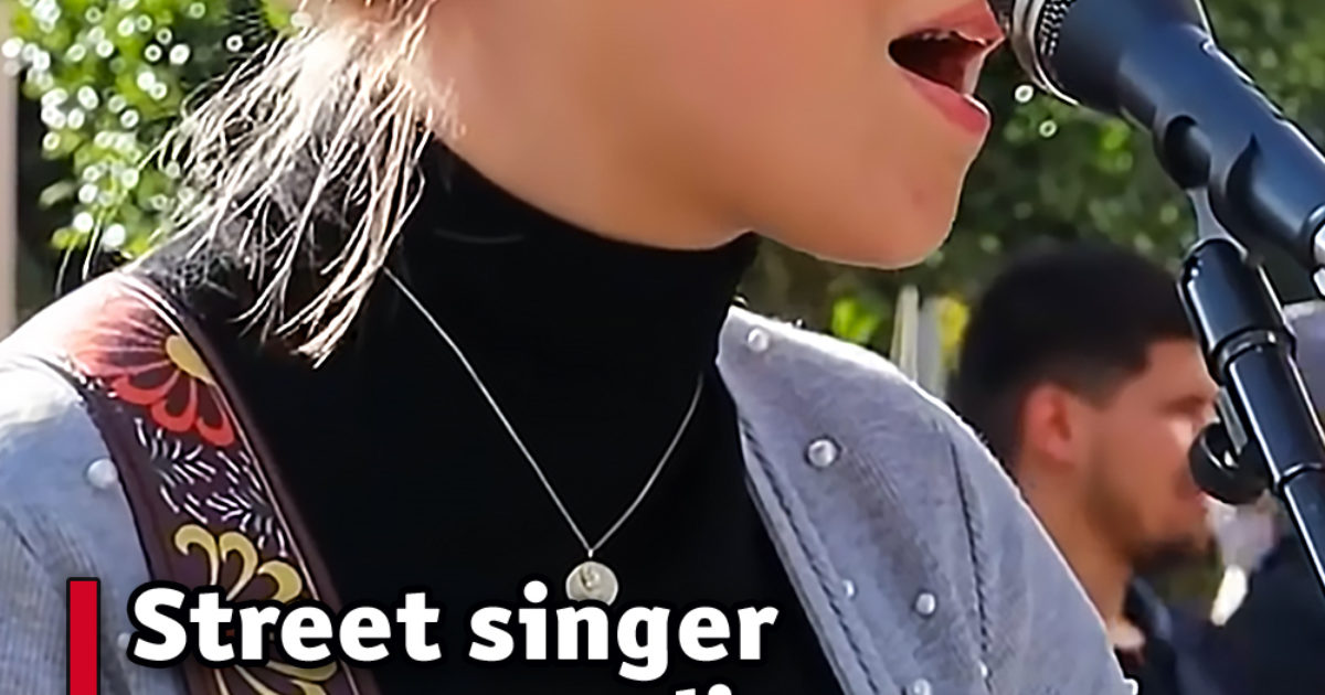Street singer amazes audience with incredible range singing Adele’s ...