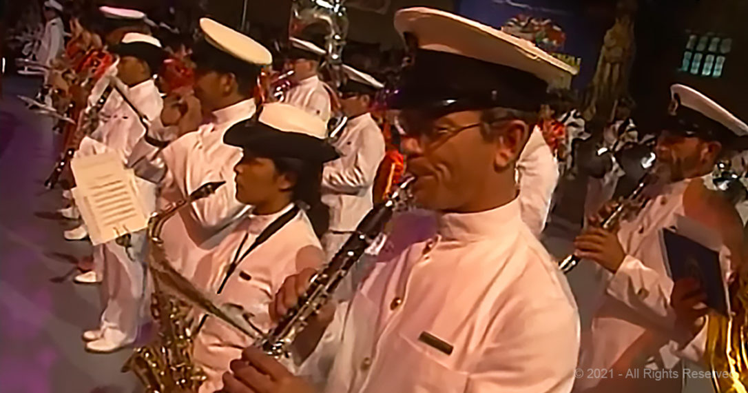 World’s largest military orchestra delivers powerful ‘Unchained Melody ...