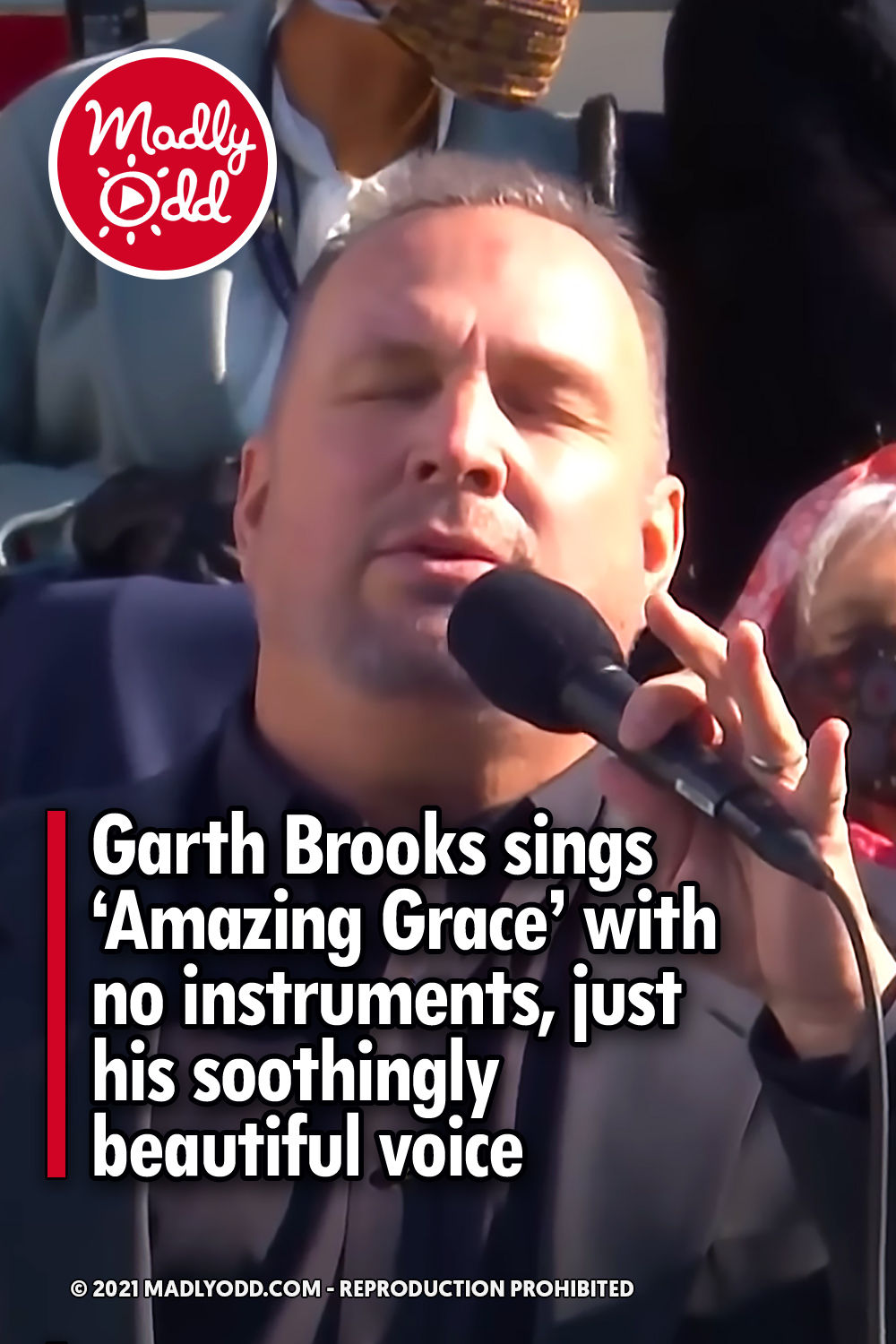 Garth Brooks sings ‘Amazing Grace’ with no instruments, just his ...