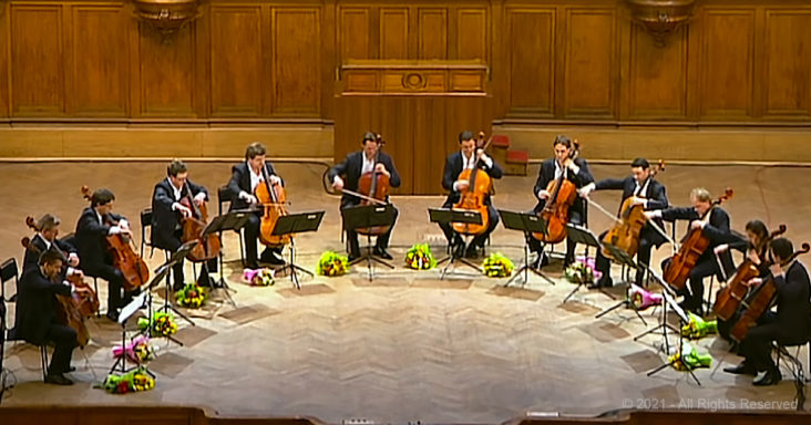 12 Cellists’ Cheeky Rendition of ‘Pink Panther’ Classic – Madly Odd!