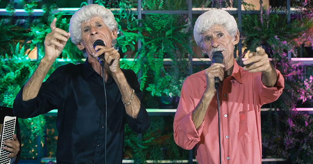 Twin brothers get fame after five decades of singing