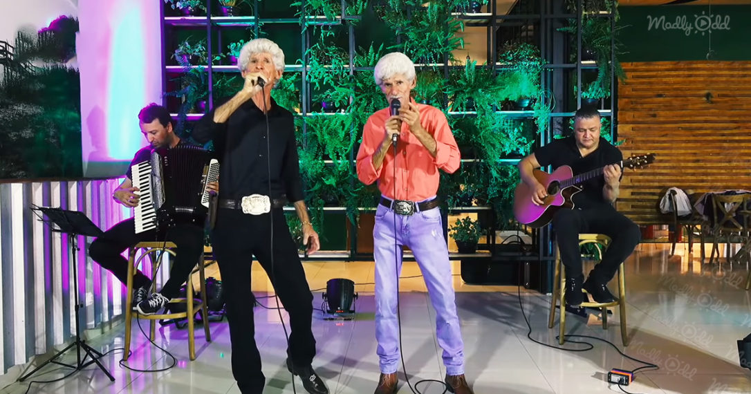 Twin brothers get fame after five decades of singing – Madly Odd!