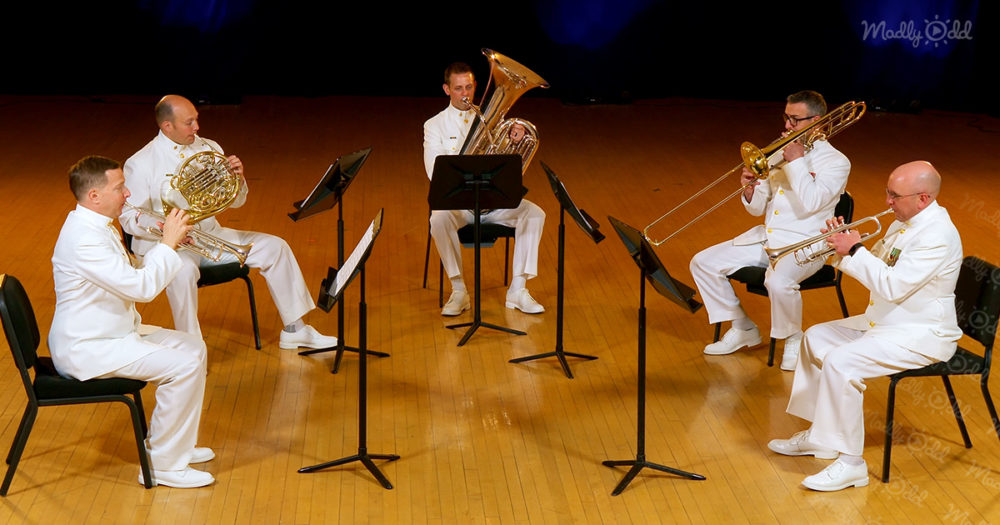 U.S. Navy Band amazes audience with incredible brass performance