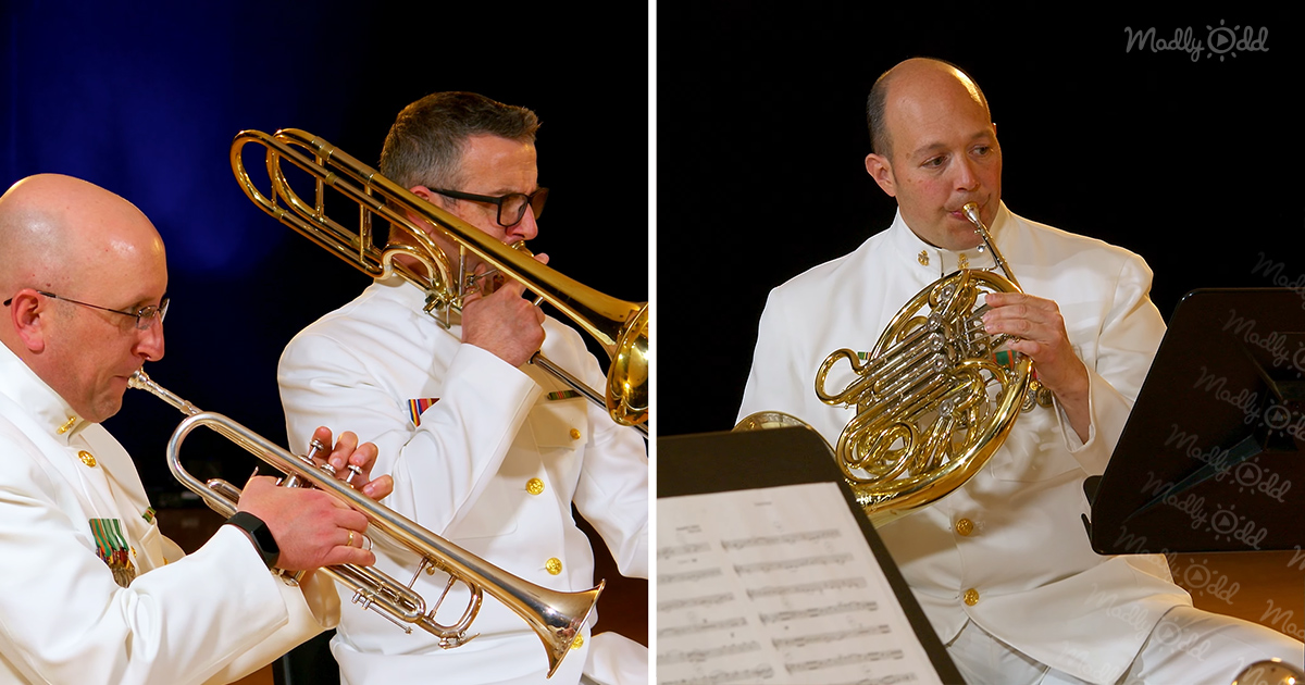 U.S. Navy Band amazes audience with incredible brass performance