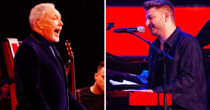Peter Donegan and Sir Tom Jones sing “I’ll Never Fall in Love Again” on ...