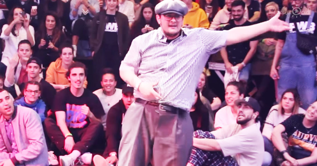 This man pays tribute to 60’s funk by showing classic moves