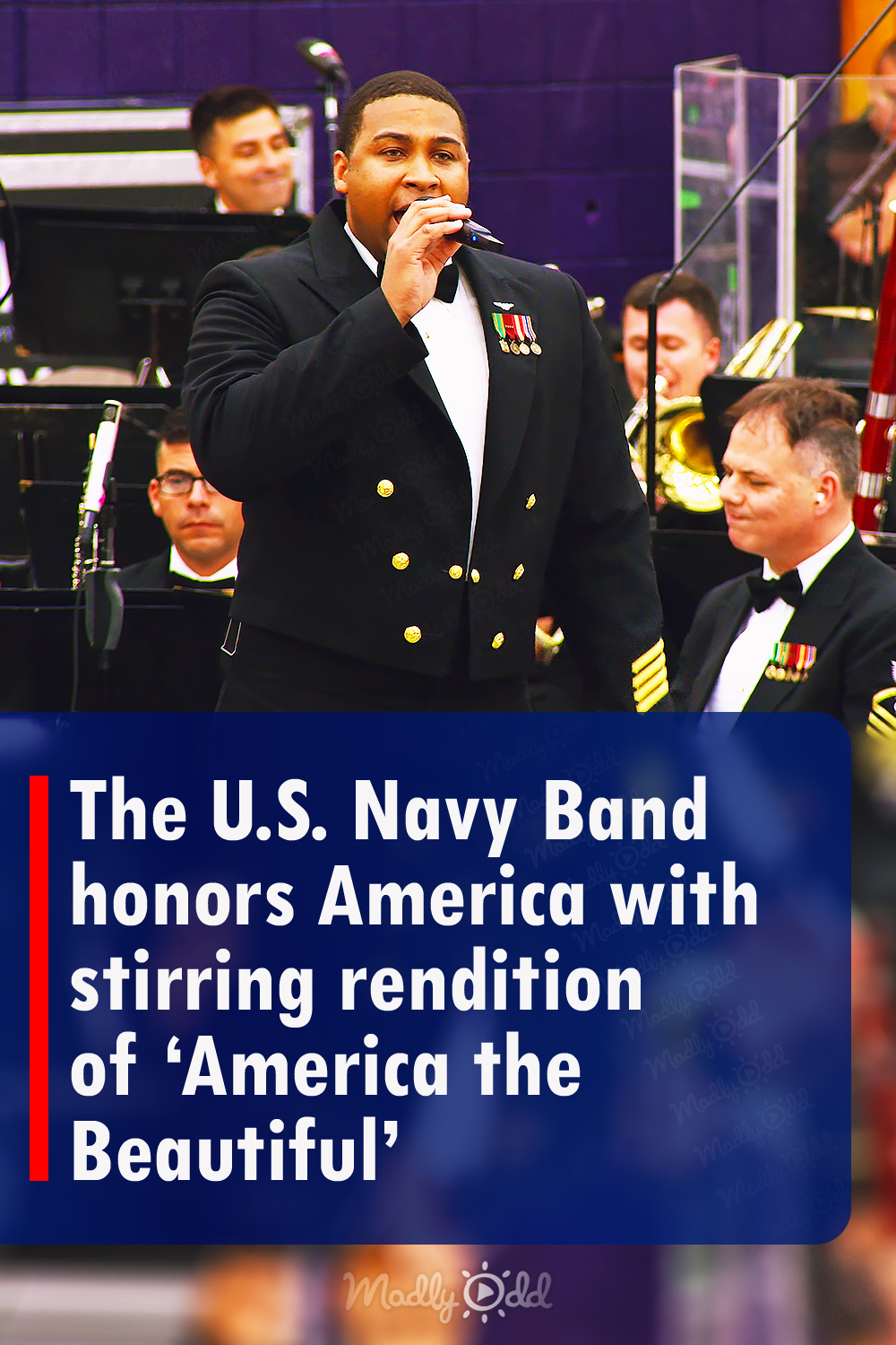 The U.S. Navy Band honors America with stirring rendition of ‘America ...