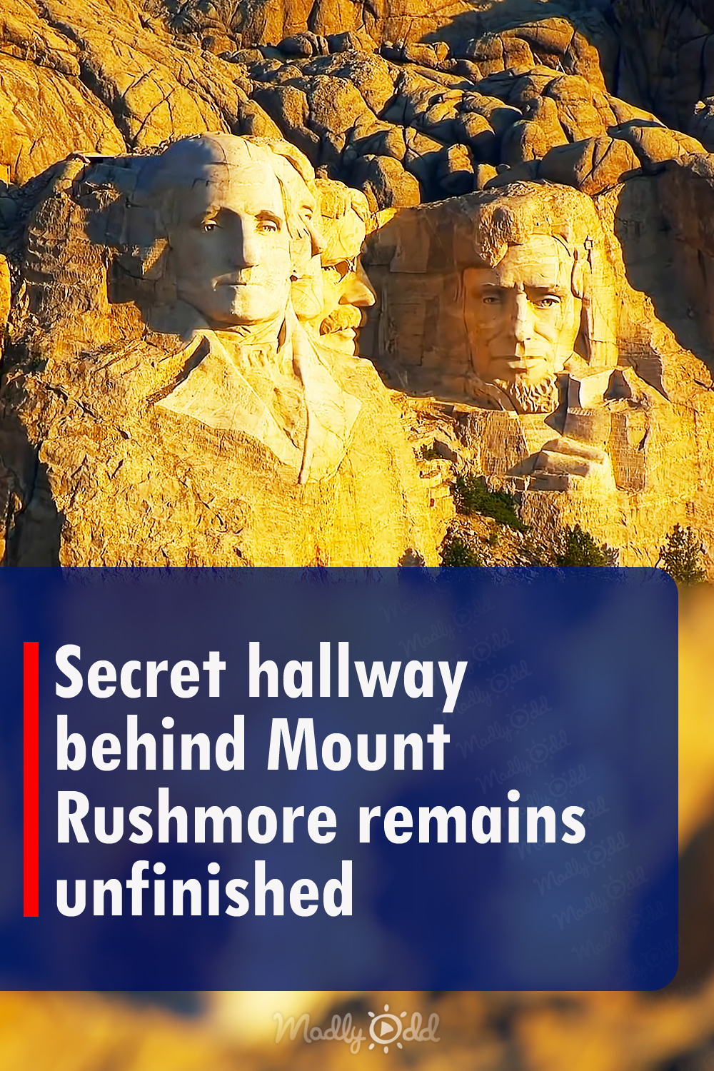 Secret hallway behind Mount Rushmore remains unfinished
