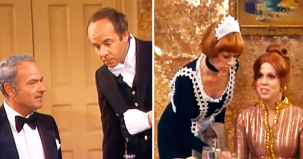 Butler and maid go to extremes in hilarious Carol Burnett Show sketch