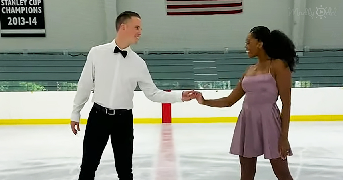 Figure skating couple announce baby with their darling routine – Madly Odd!