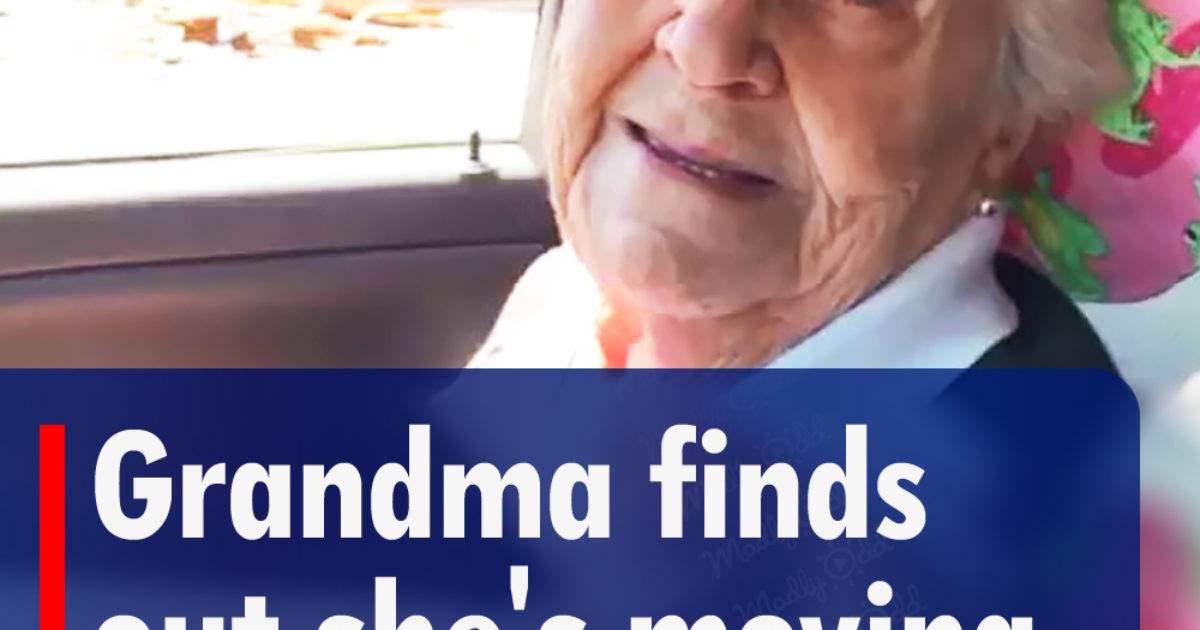 Grandma finds out she’s moving in with her grandson