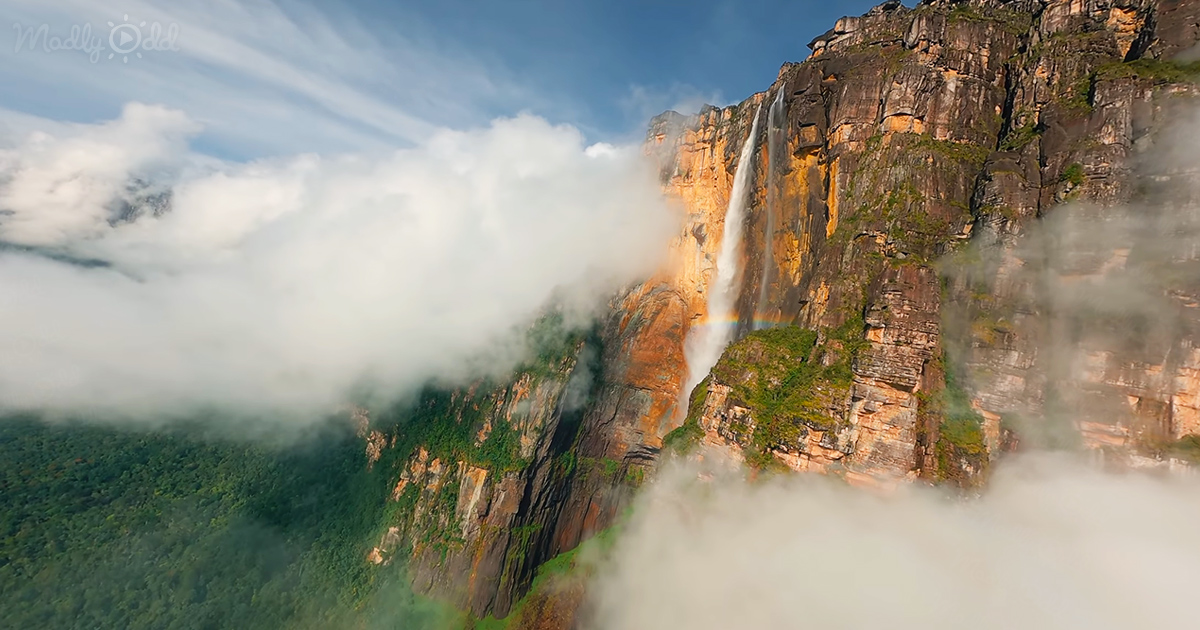 Drone footage feel like you’re flying through the waterfalls – Madly Odd!