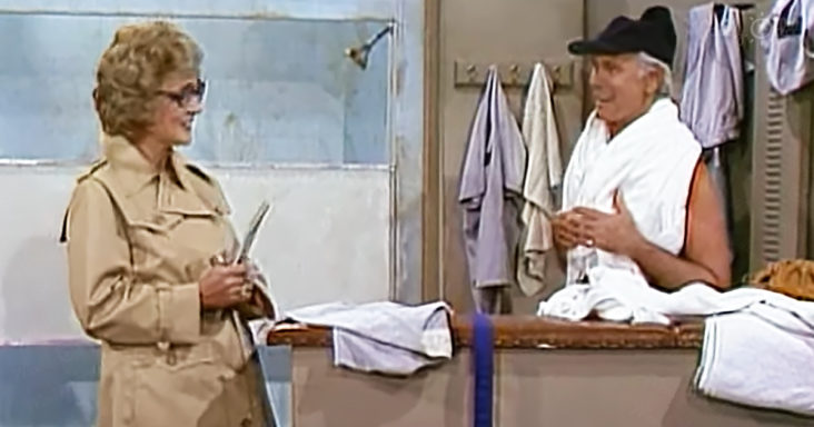 Betty White & Johnny Carson in hilarious skit, "Female Reporter in ...