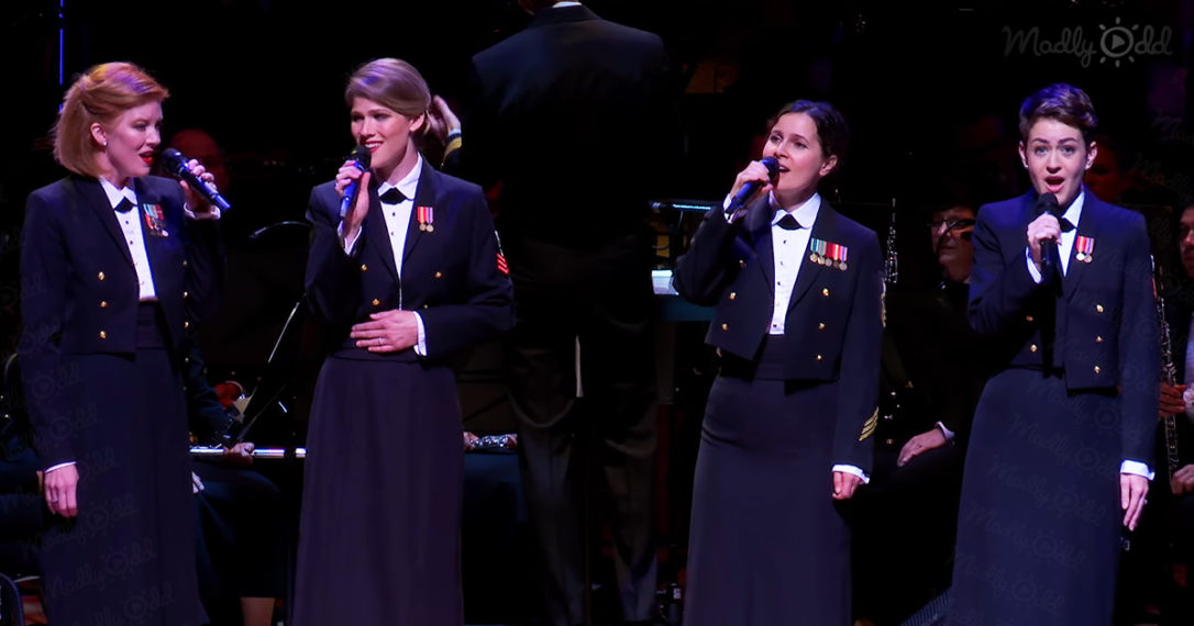 Four Navy women are making a splash with their intricate harmonies ...