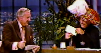 Johnny Carson hilariously predicts the future as Carnac the Magnificent