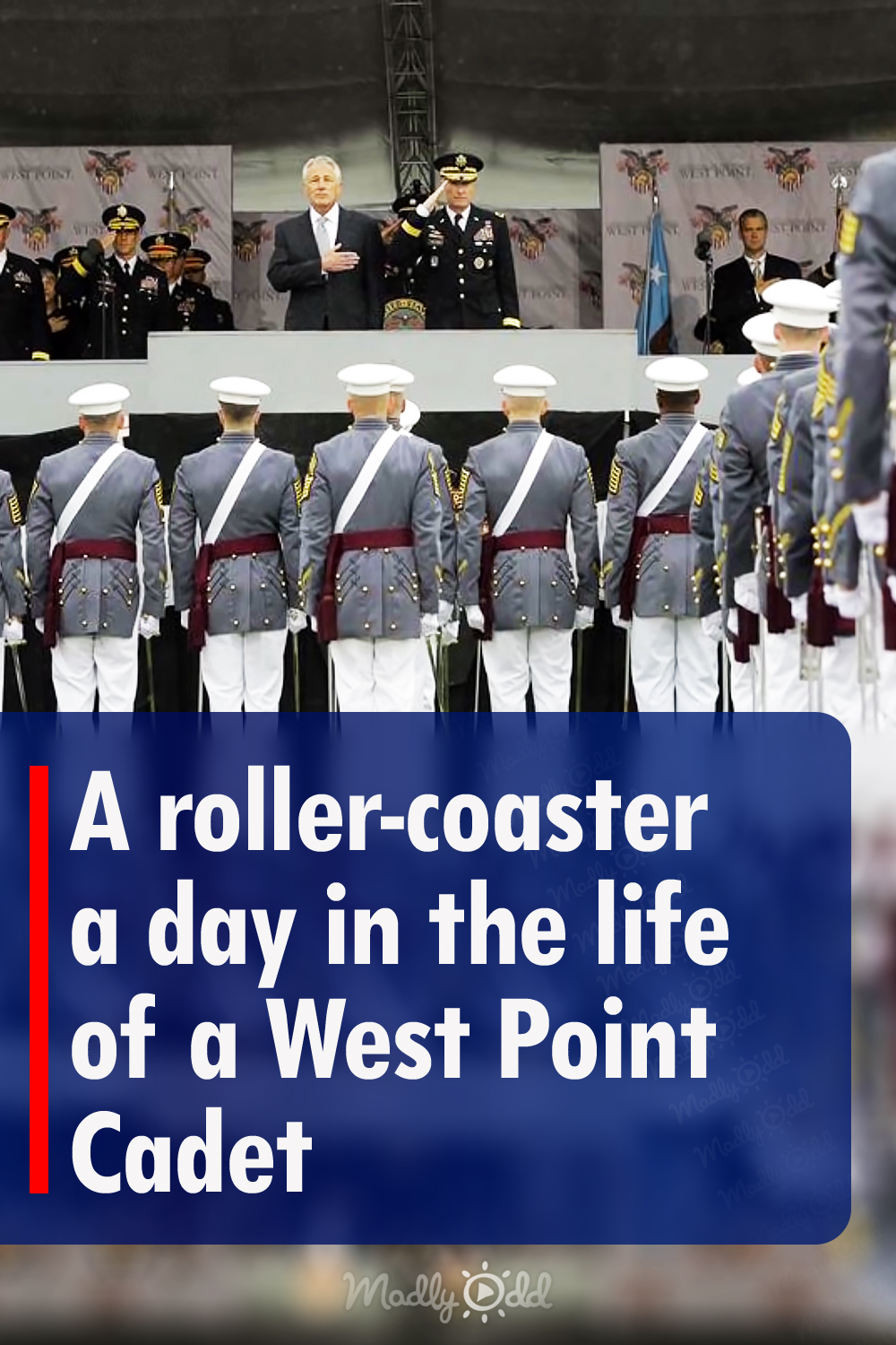 A roller-coaster a day in the life of a West Point Cadet