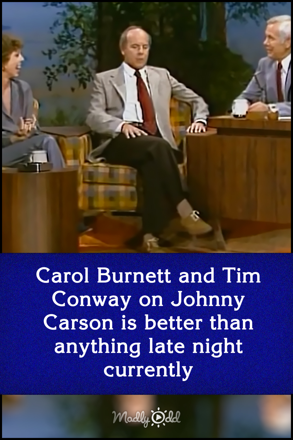 Carol Burnett and Tim Conway on Johnny Carson is better than anything ...