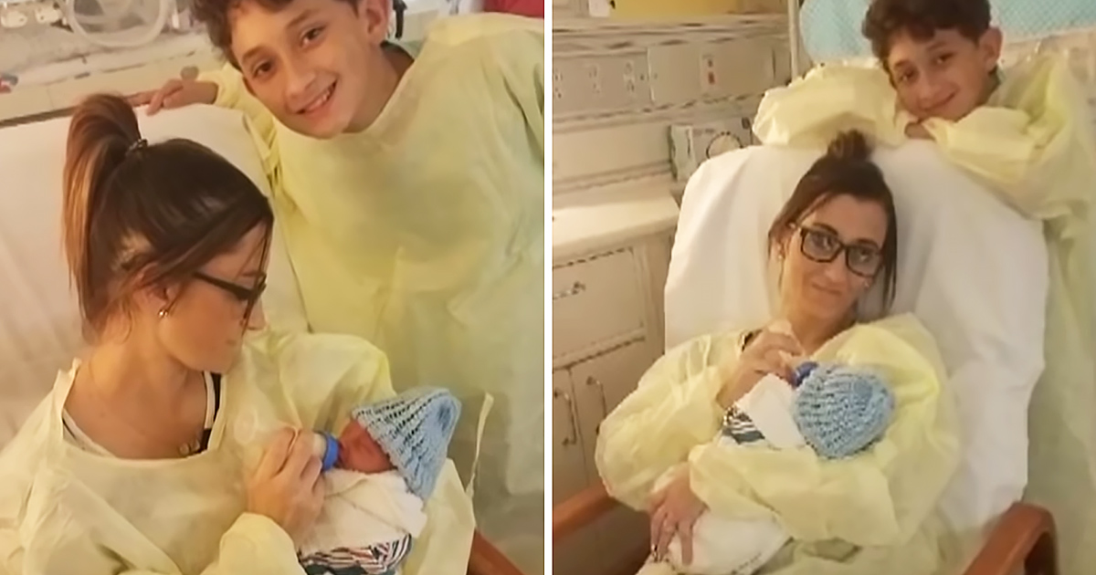 10-year-old boy delivers baby brother, saves mom’s life