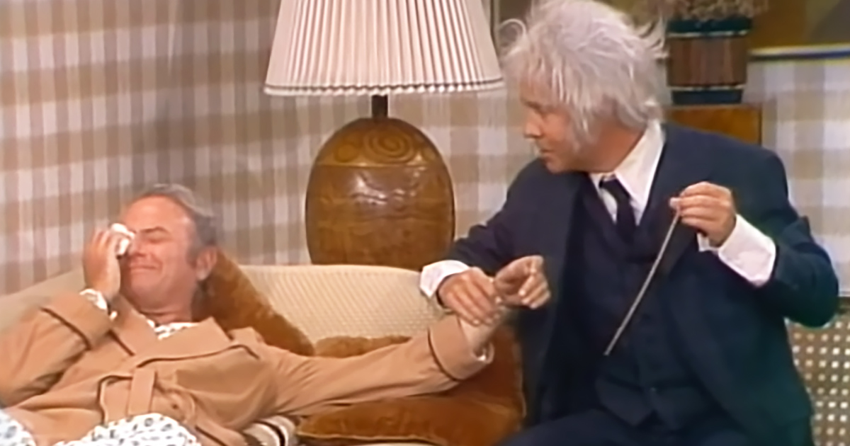 Tim Conway has Harvey Korman in “stitches” in Carol Burnett sketch ...