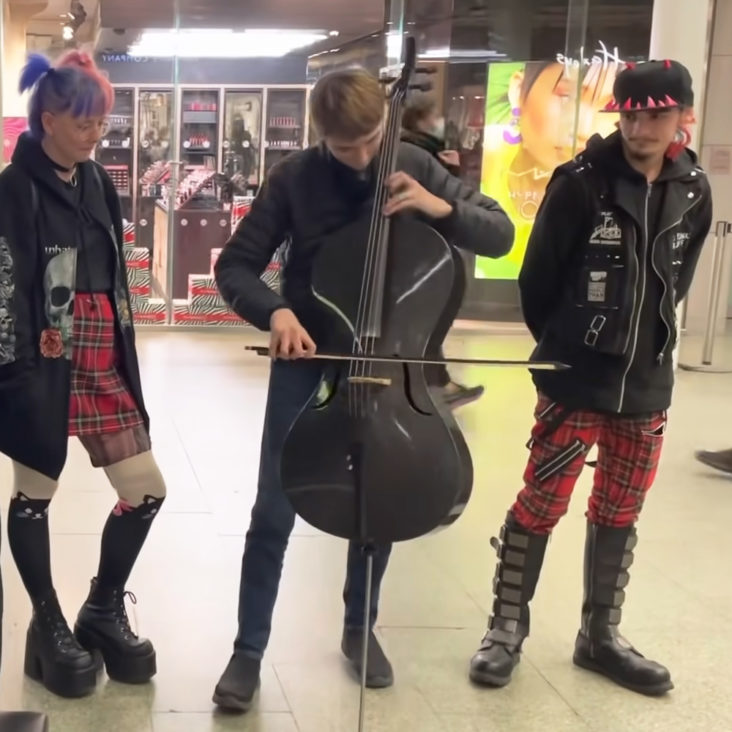 Punk rock fans appreciate classical music at public piano performance ...