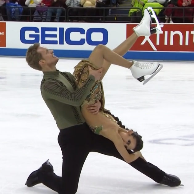 Gorgeous figure skating couple captures U.S. championship with ...
