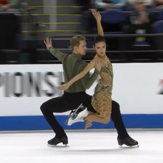 Gorgeous figure skating couple captures U.S. championship with ...