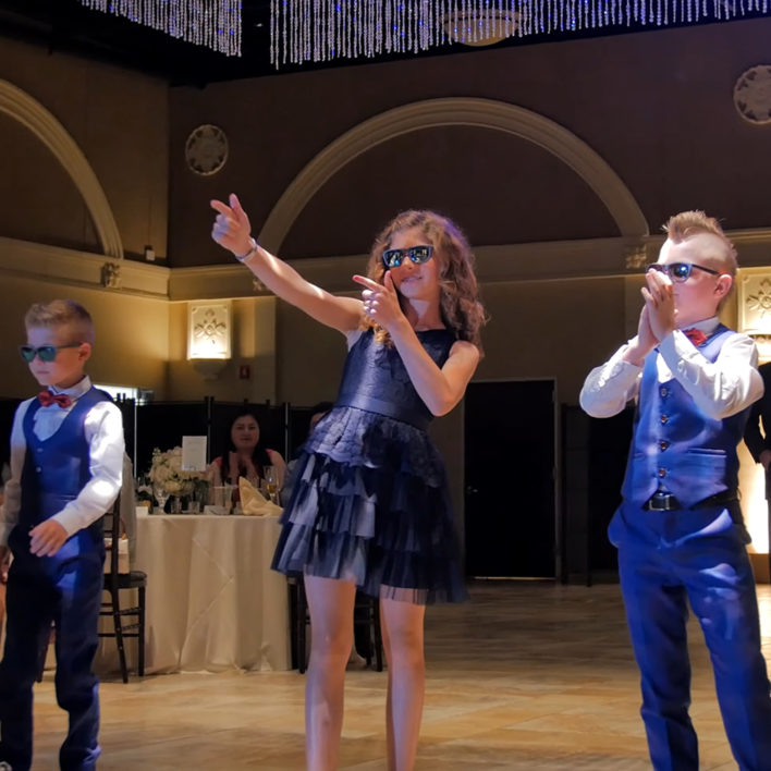 Talented little kids stun wedding guests with impressive dance ...