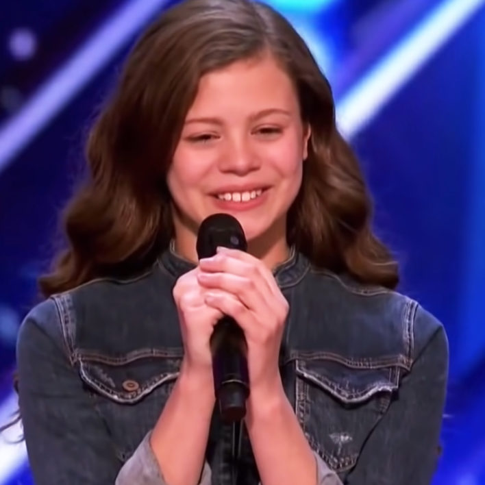 13-year-old singer makes Simon Cowell jump to his feet in a standing ...