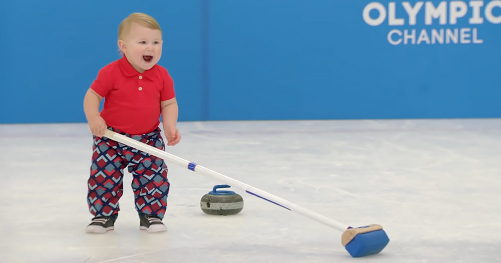 Babies take over the Winter Olympics and the results are adorable ...