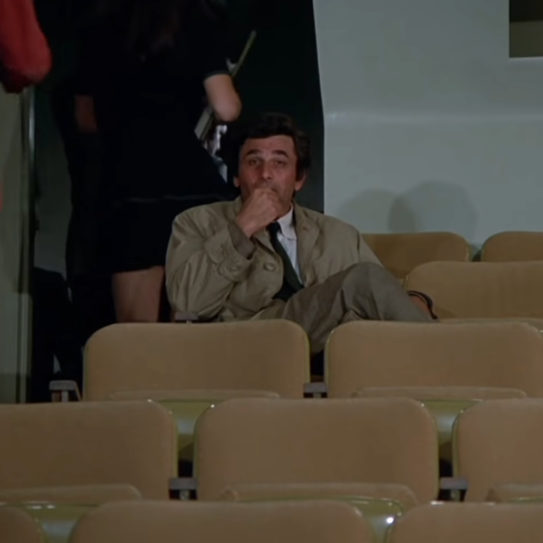 Columbo crashes an architecture class to solve a case