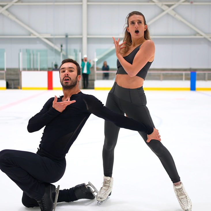 Ice dancers practice the routine that earns them a gold medal – Madly Odd!