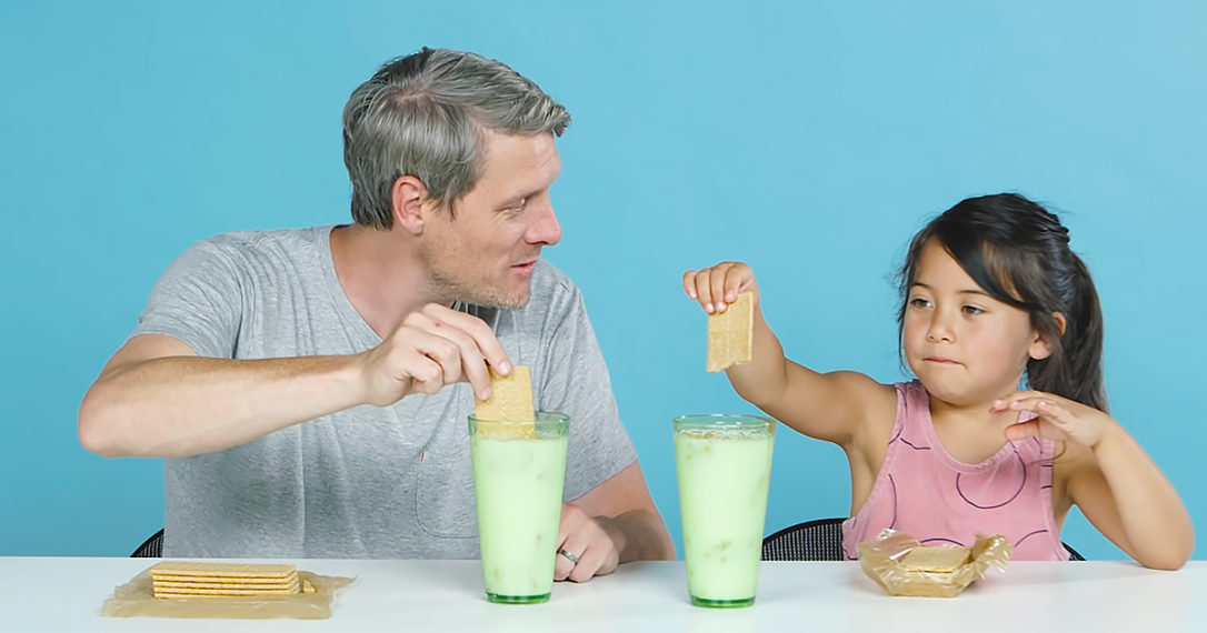 Kids taste their parents' childhood meals, and the results are hilarious