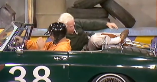 Tim Conway’s ‘Oldest Man’ attempts to service Harvey Korman’s racecar ...
