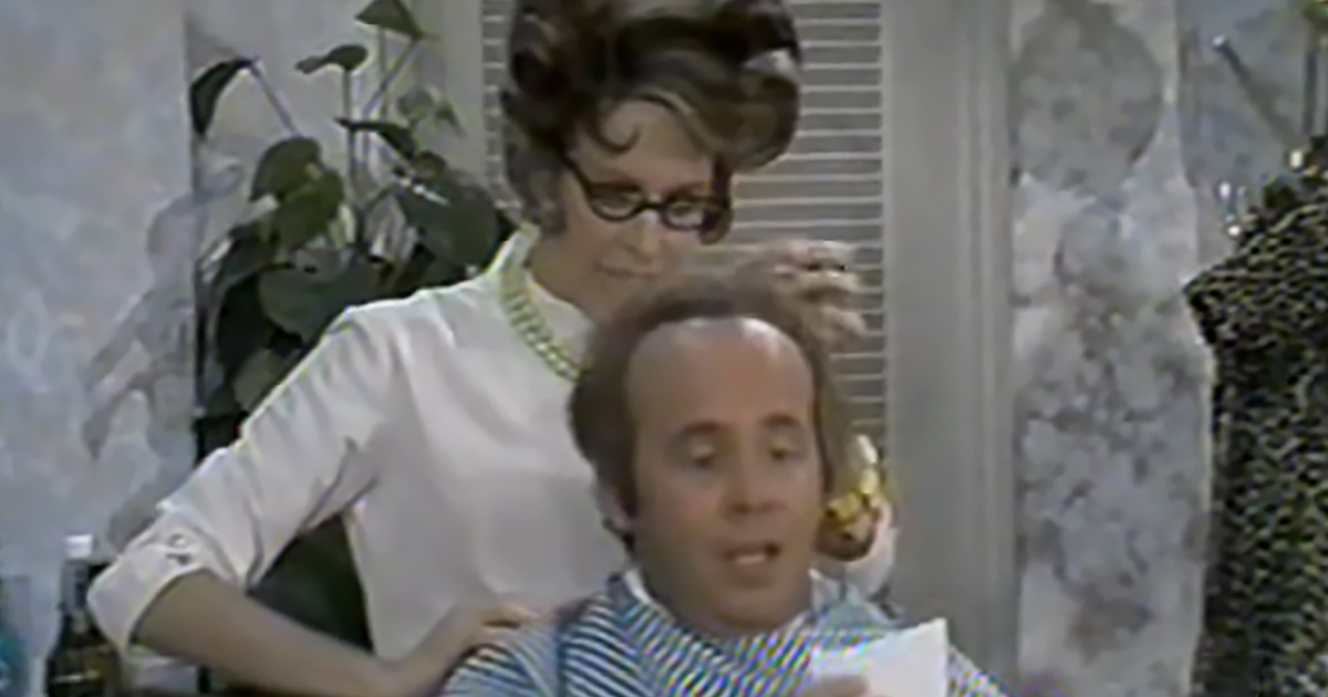 Carol Burnett gives Tim Conway a haircut he’ll never forget – Madly Odd!